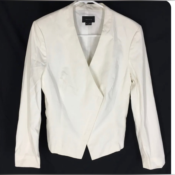 Theory | Jackets & Coats | Nwt Theory Womens Off White Ivory ...